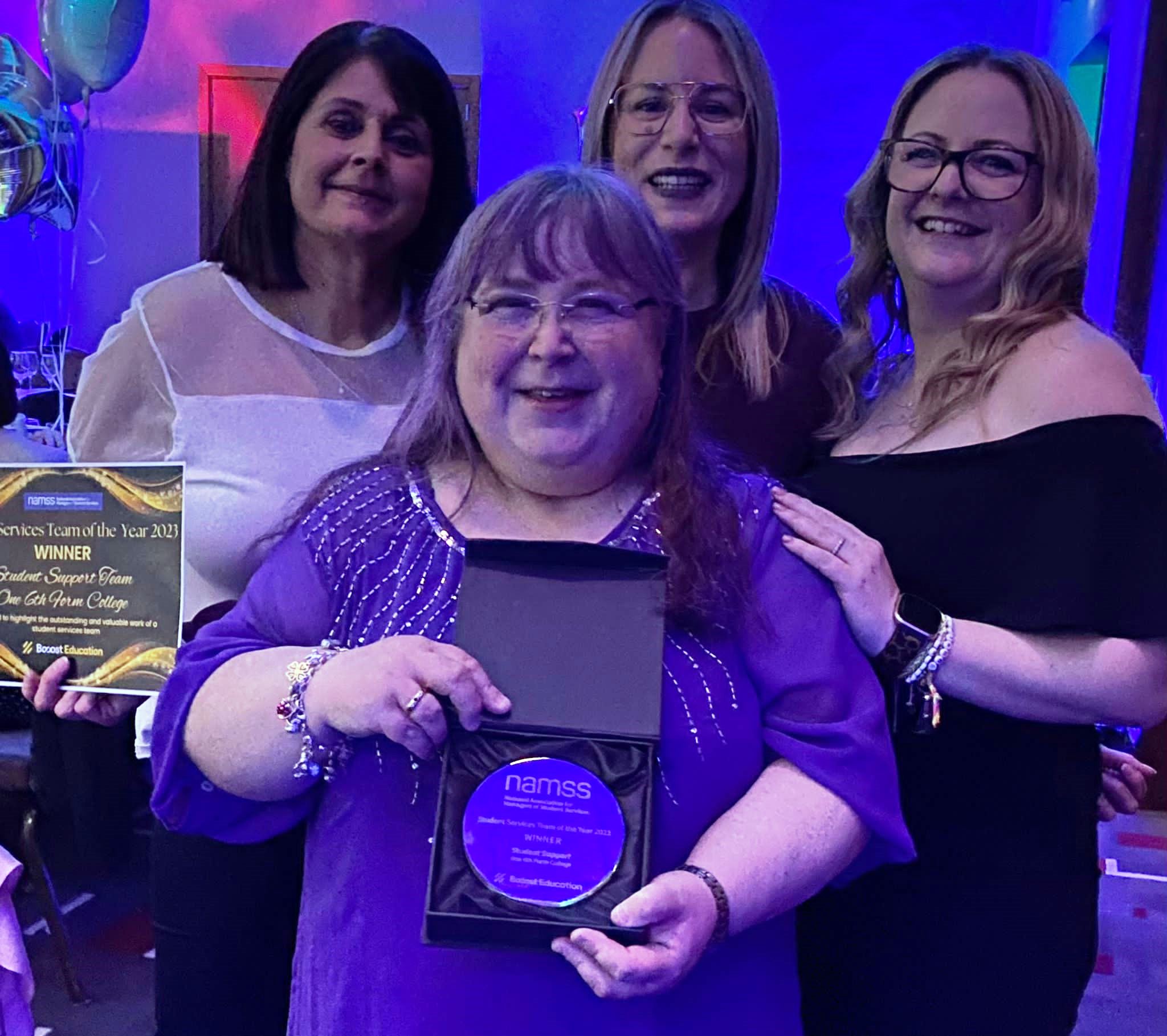 Team from Suffolk wins national student support award